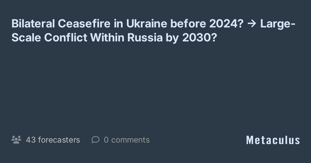 Large-Scale Conflict Within Russia by 2030?