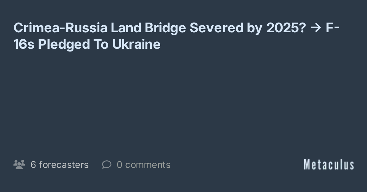 F-16s Pledged To Ukraine