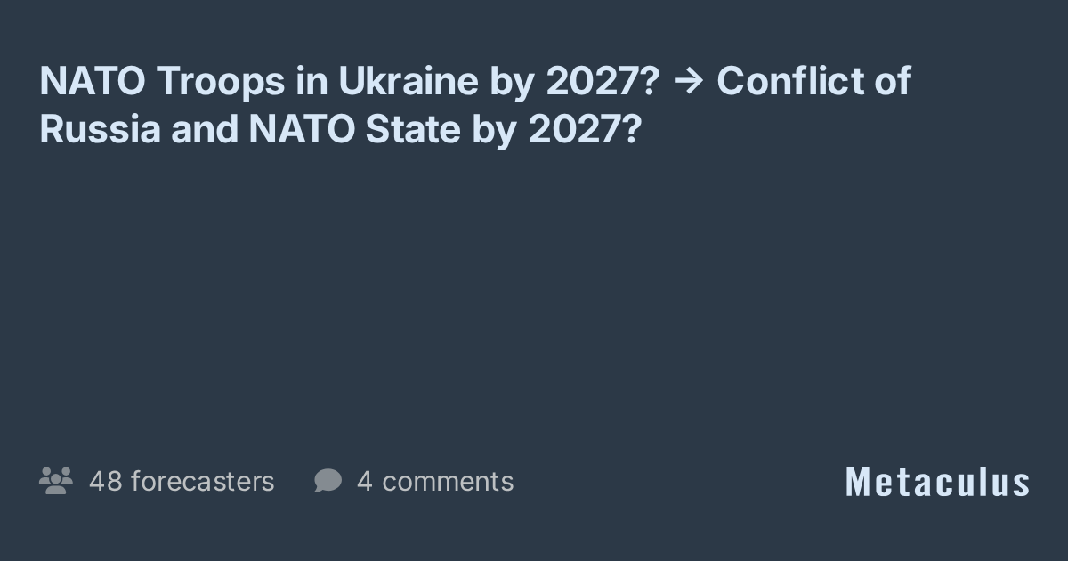 Conflict of Russia and NATO State by 2027?